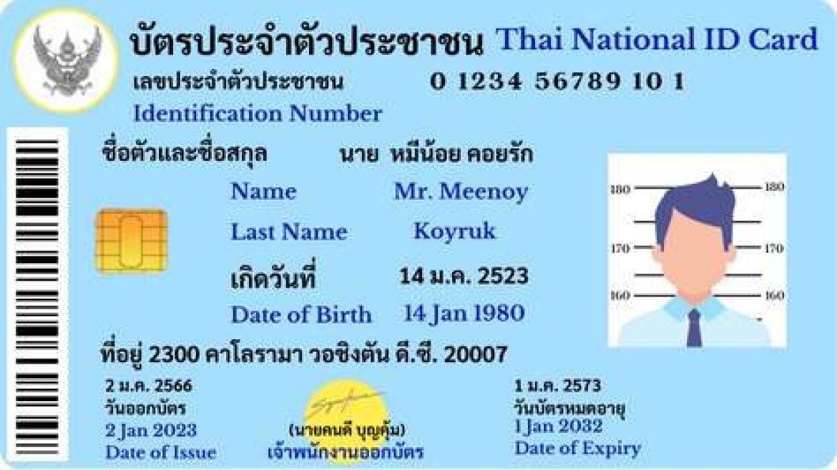เลขบัตรประชาชนบอกนิสัย