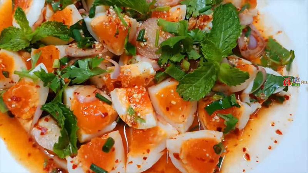 ลาบไข่ต้ม (เมนูสุดแซ่บ สร้างสรรค์ต้องลอง!)