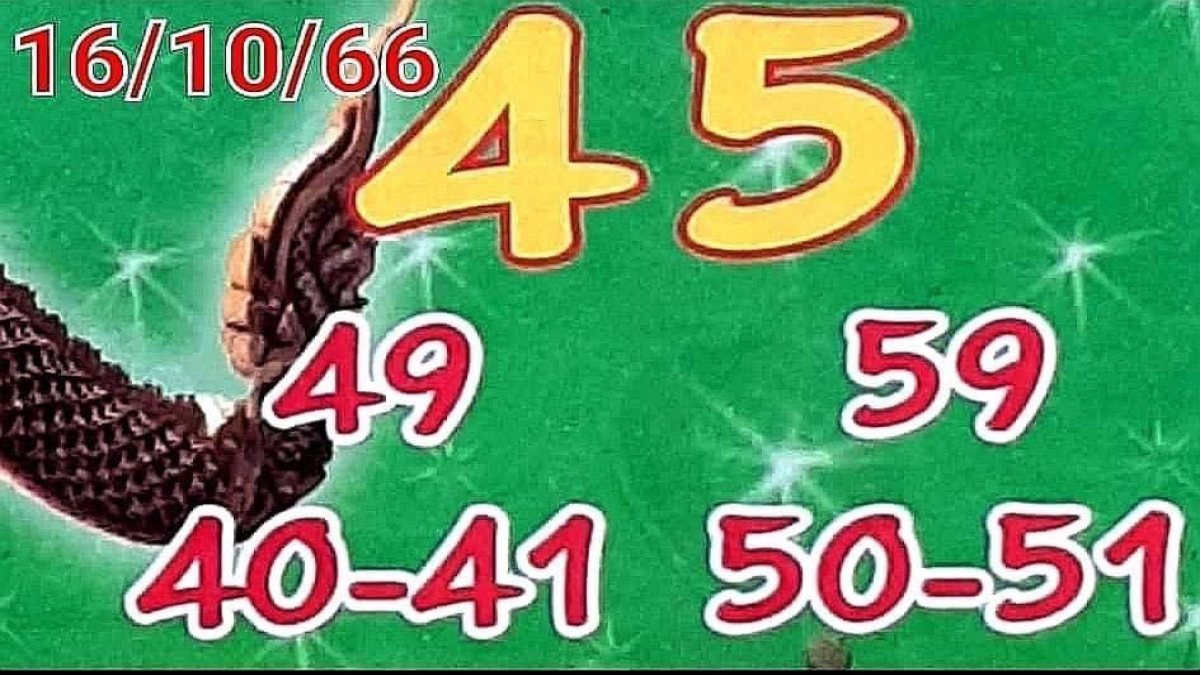 16/10/66 เลขเด็ด เลขเด่น เลขดัง เลขถ้ำนาคา รวมมาให้…มีเลขอะไรบ้างมาส่องดูเลย???