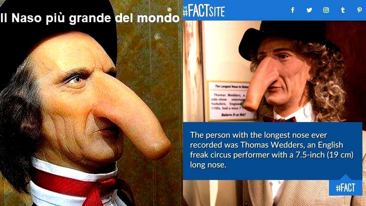 Thomas Wedders ชายผู้มีจมูกยาวที่สุดในโลก ยาวเกือบ 8 นิ้วเลยเด้อ