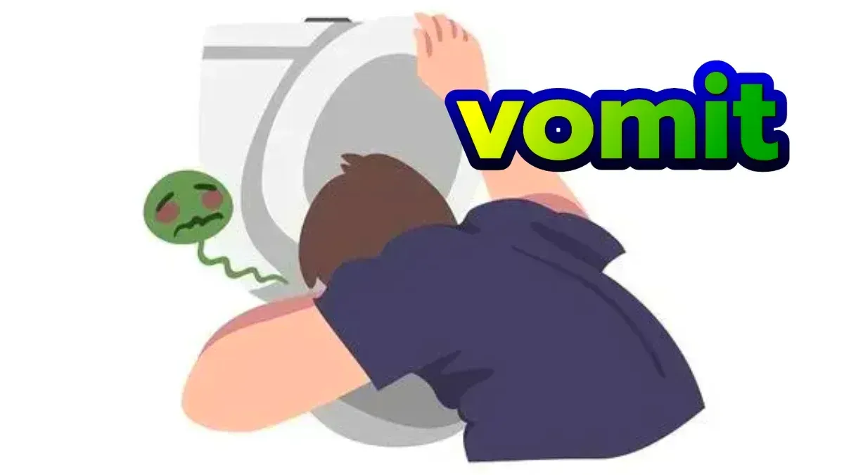 vomit: อาเจียน