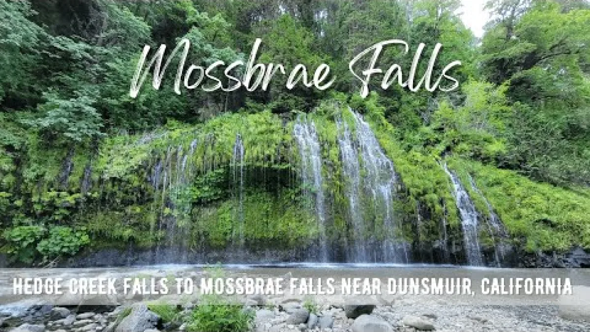 Mossbrae Falls ม่านน้ำตกอันสวยงามในแคลิฟอร์เนีย