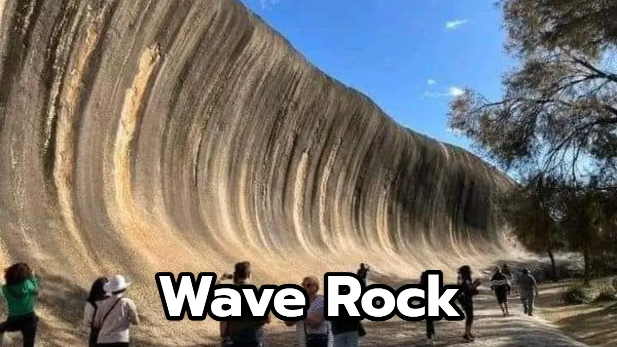 ปรากฏการณ์ธรรมชาติของ Wave Rock ในประเทศออสเตรเลีย