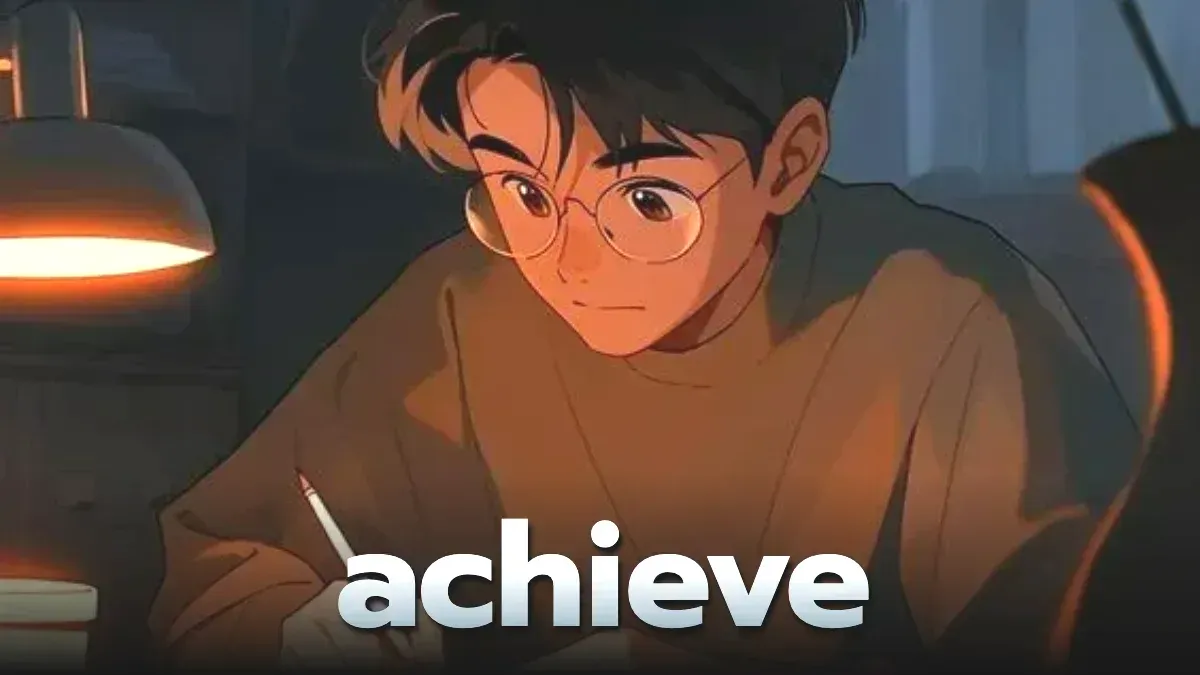 achieve: บรรลุ ทำให้สำเร็จ