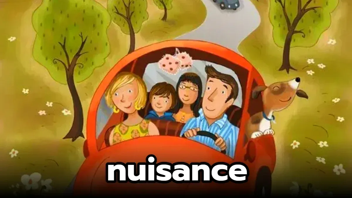 nuisance: ความรำคาญ
