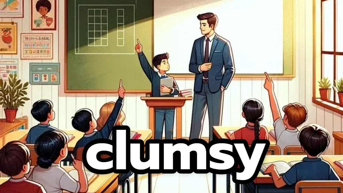clumsy: ซุ่มซ่าม เงอะงะ เด๋อด๋า