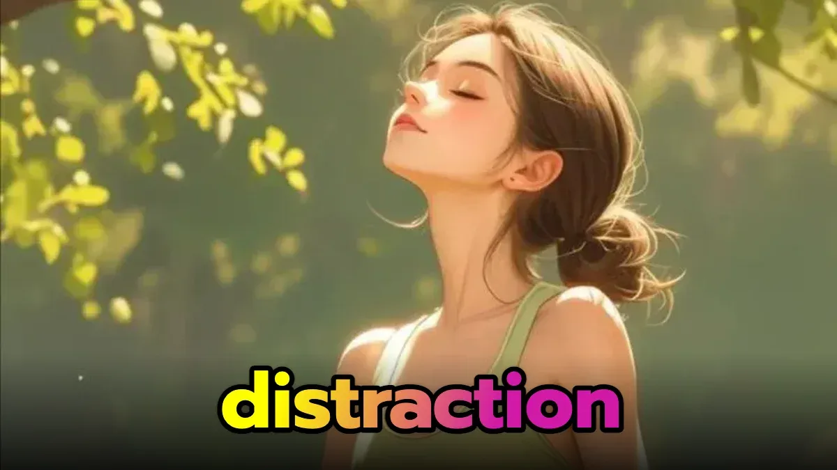 distraction: เครื่องล่อใจ ความฟุ้งซ่าน ความวอกแวก