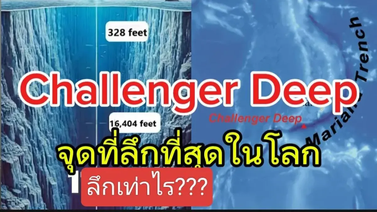 Challenger Deep จุดที่ลึกที่สุดในโลก รู้ไหมว่าลึกเท่าไร?