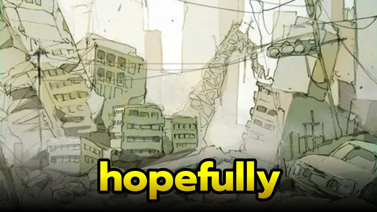 hopefully: หวังว่า อย่างมีความหวัง