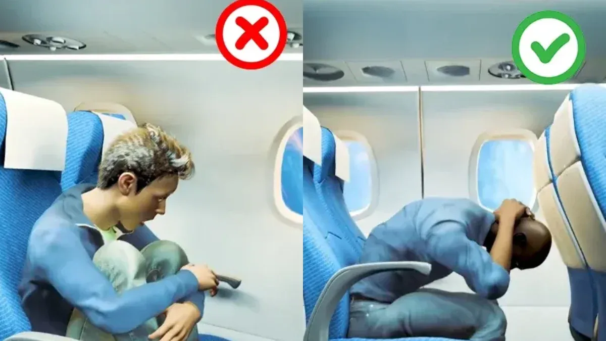 Brace Position: ท่านั่งที่อาจช่วยชีวิตคุณได้ในเหตุการณ์เครื่องบินตก