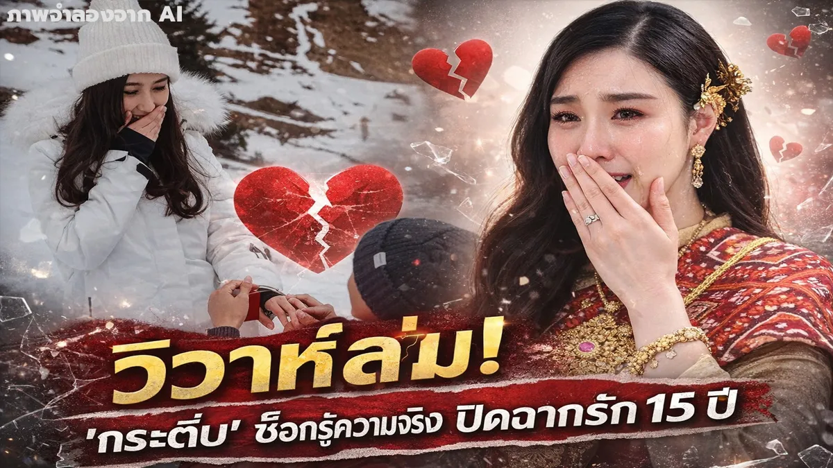 วิวาห์ล่ม! "กระติ๊บ" ช็อกรู้ความจริง ปิดฉากรัก 15 ปี