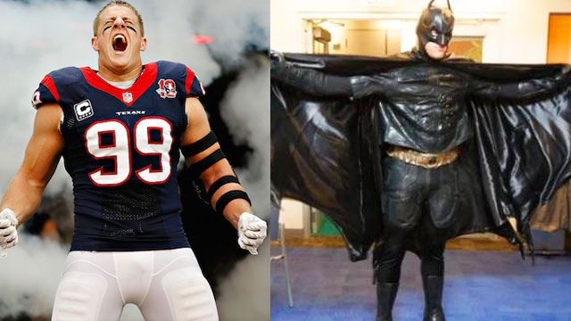 เก่งหล่อ แล้วยังใจดี J.J. Watt แปลงกายเป็น Batman เยี่ยมเด็กๆที่นอนป่วย ...
