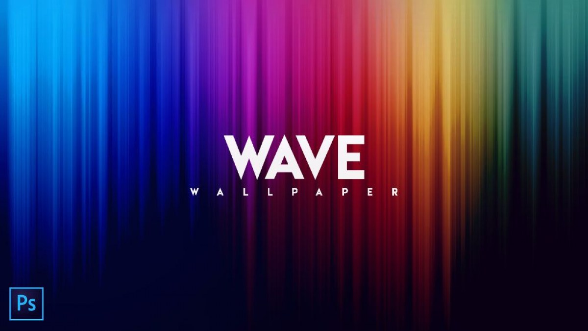 Adobe Photoshop สอนทำ Wallpaper Wave