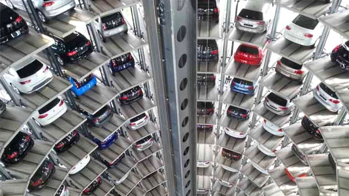 GLASS CAR SILOS โรงเก็บรถที่ใหญ่ที่สุดในโลก