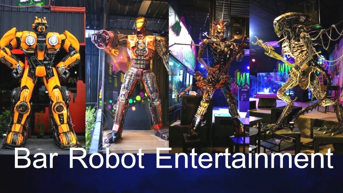 พหลบาร์ Bar Robot Entertainment เปิดใหม่ มีหุ่นยนต์หลักแสนหลักล้าน ...