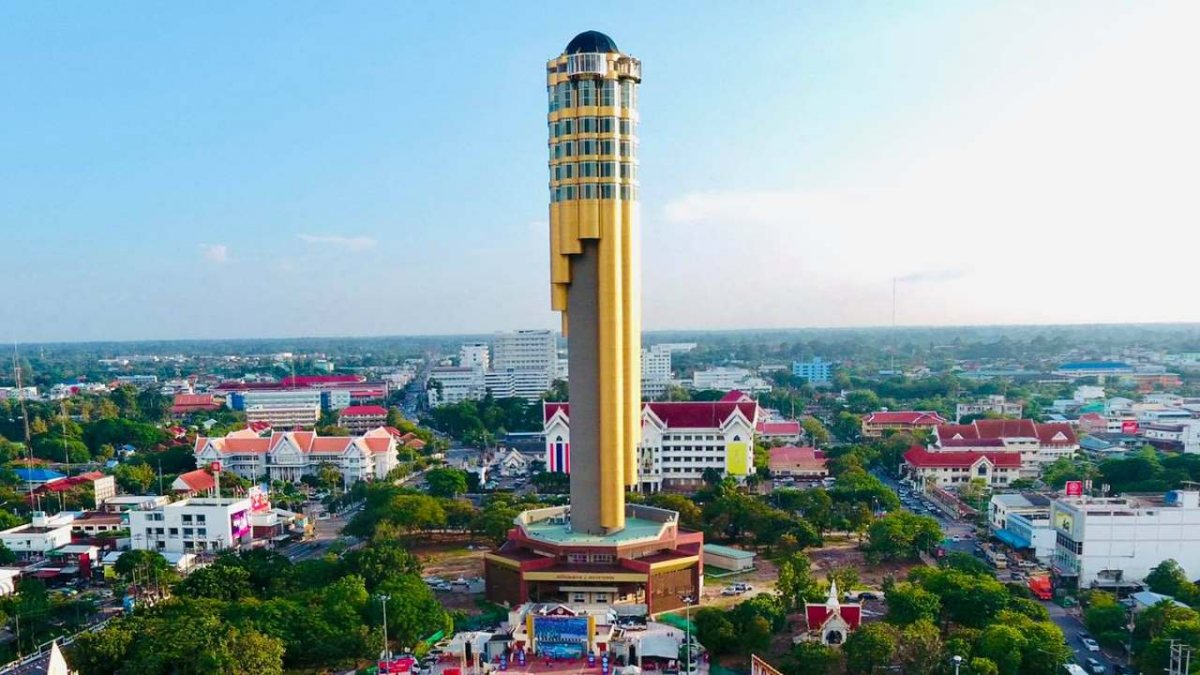 Roi-et Tower | หอโหวดร้อยเอ็ด แลนด์มาร์คใหม่สุดคูลใจกลางเมือง