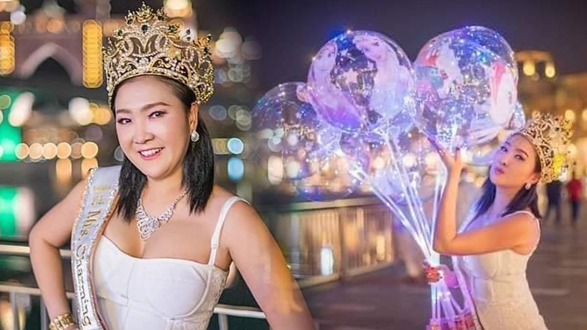 เอมมี่โกะ ตัวแทนสาวงามจากเมืองไทย คว้ามงกุฏ Mrs.charming Queen ...