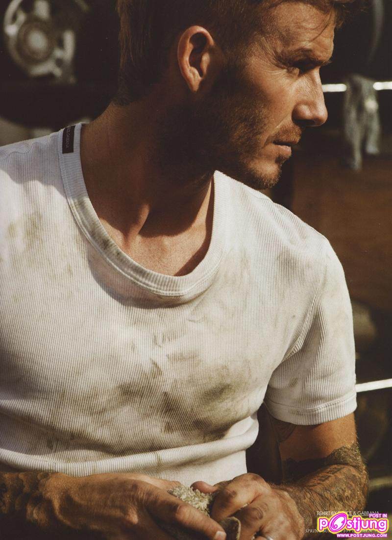 David Beckham @10 Magazine UK February 2010