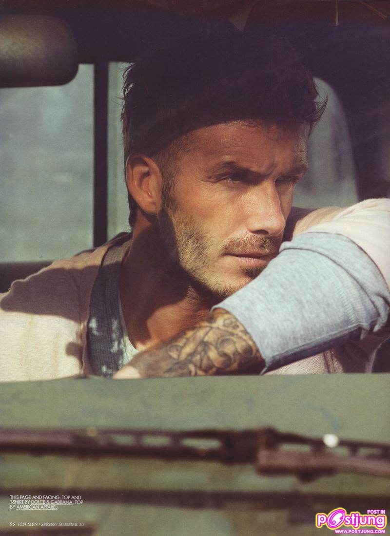 David Beckham @10 Magazine UK February 2010