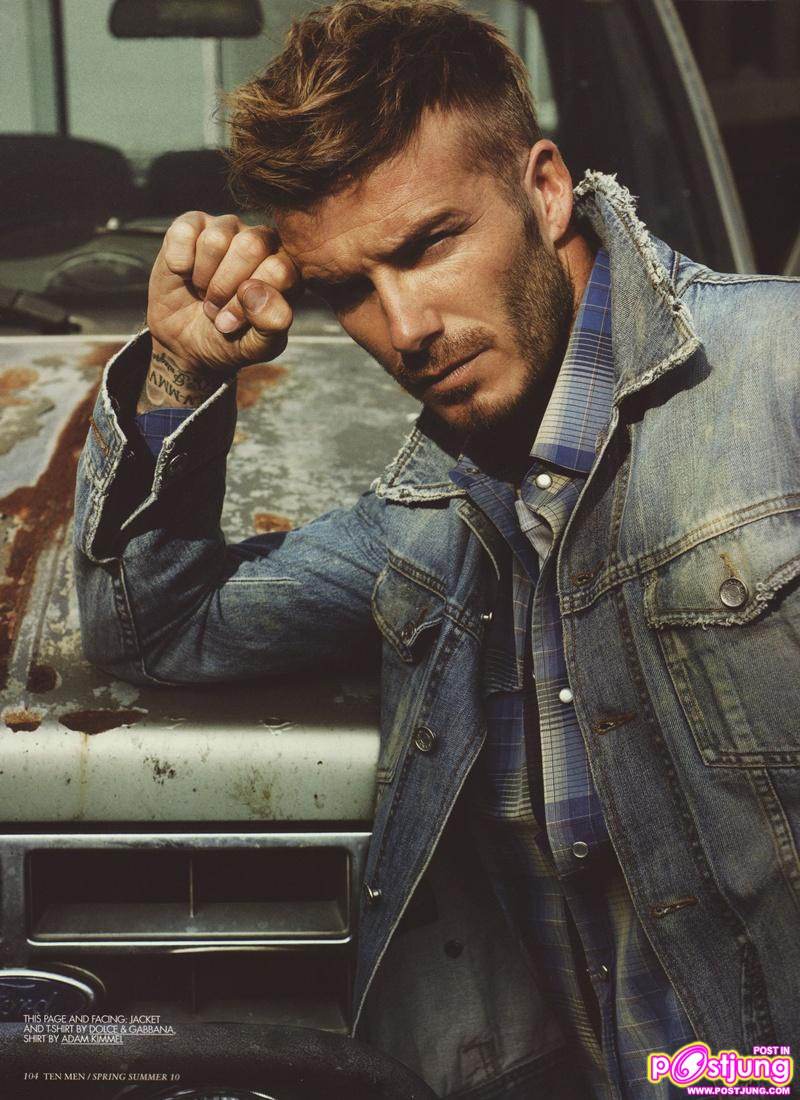 David Beckham @10 Magazine UK February 2010