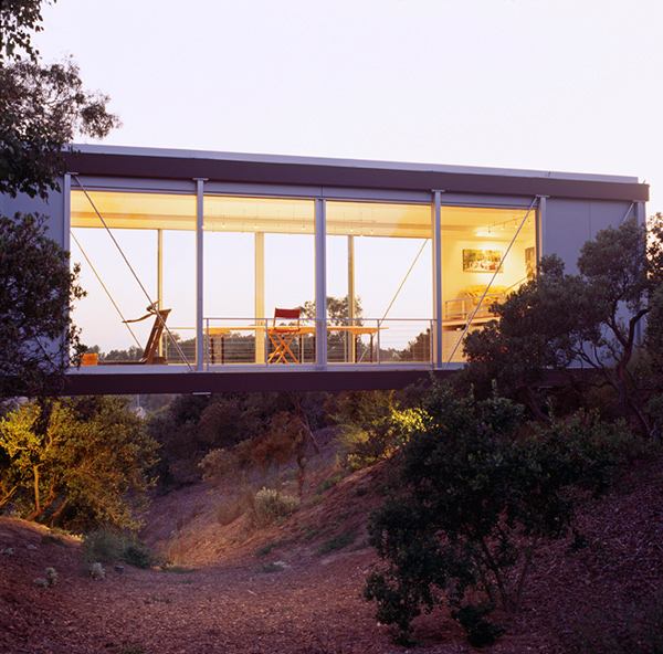 House Additions Ideas – a sunroom over the ravine