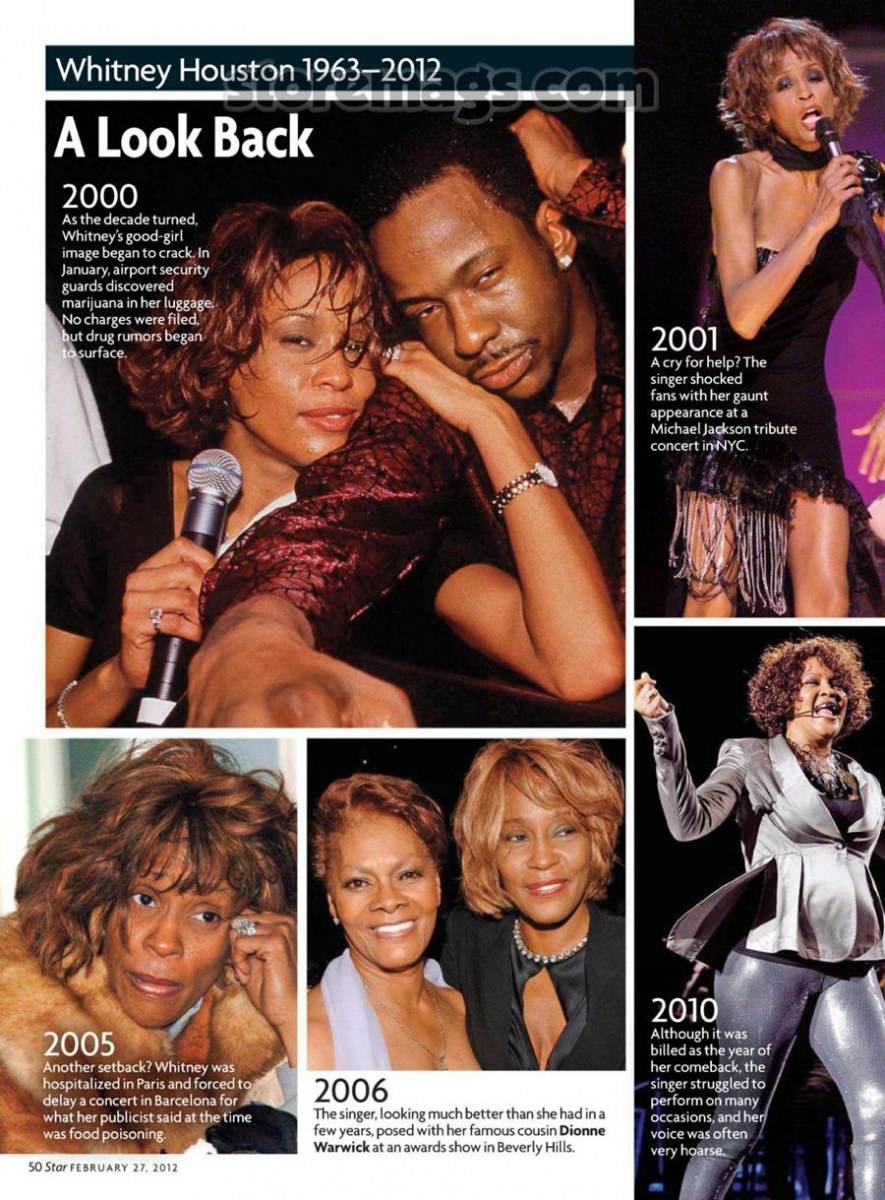 Whitney houston @ Star Magazine February 2012