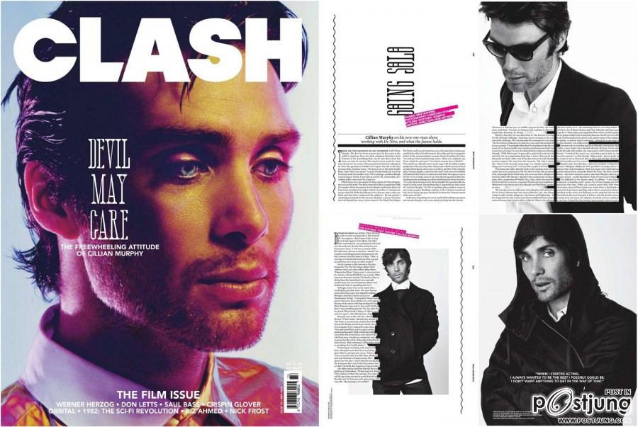 Cillian Murphy @ Clash Magazine issue 73 May 2012