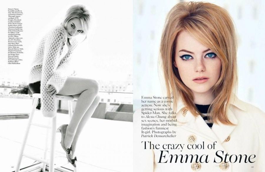 Emma Stone @ Vogue UK August 2012