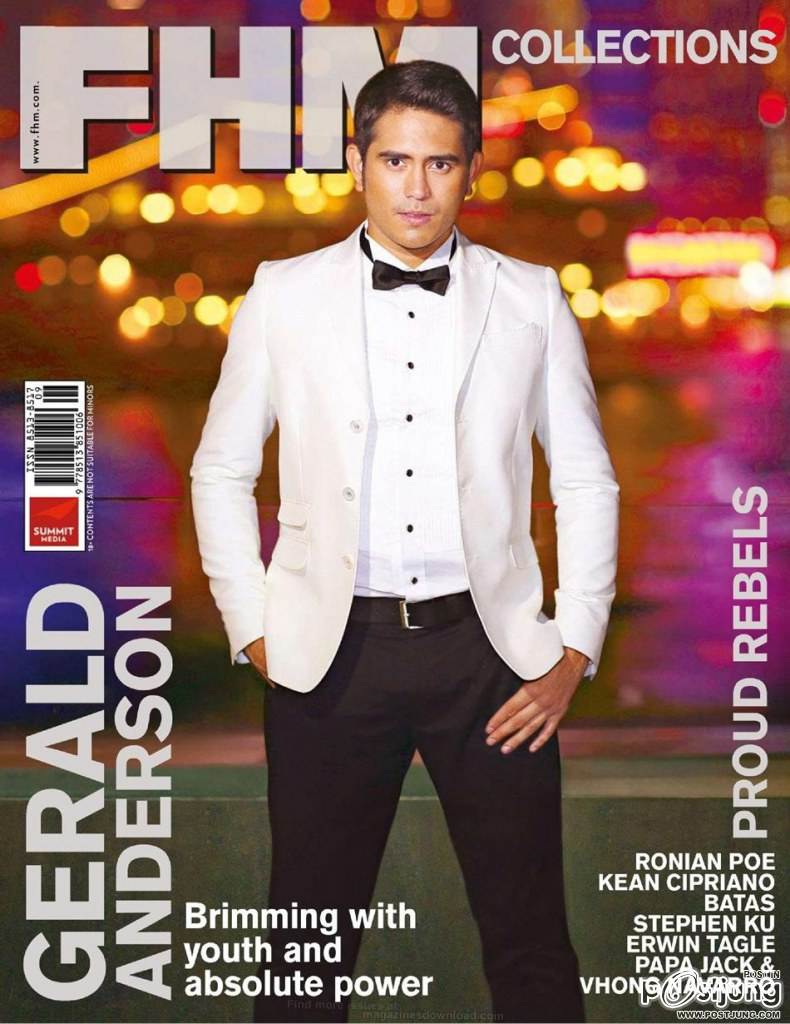 Gerald anderson @ FHM Philippines September 2012