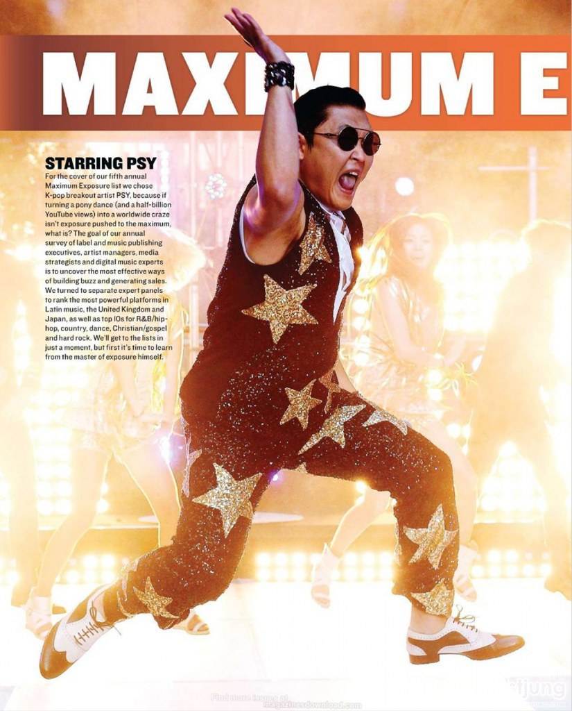 Psy @ Billboard November 2012