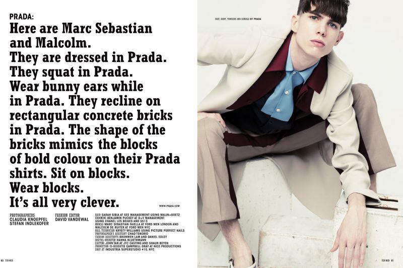 Marc Sebastian @ 10 Men issue 33 S/S 2013