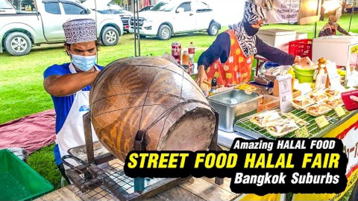 HALAL Street food fair | Ramadan food | Bangkok suburbs @Al Rabity ...