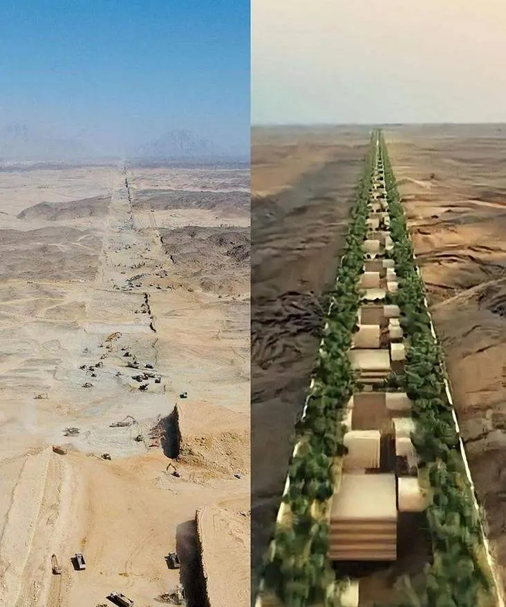 ไม่เวอร์ไปแน่นะวิ! เริ่มก่อสร้างแล้ว โครงการ "The Line Saudi Arabia ...