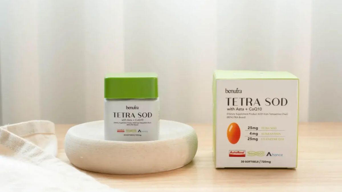ลดริ้วรอย ชะลอแก่ ด้วย Benutra Tetra SOD