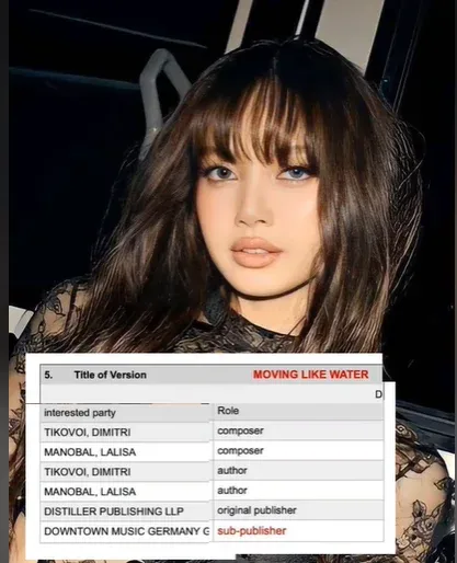 เพลงใหม่ของลิซ่าMoving Like Water