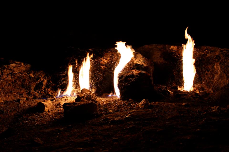 ไฟลุกตามช่องเขาที่ตุรกี ♥ The Flaming Rocks of Chimaera, Turkey