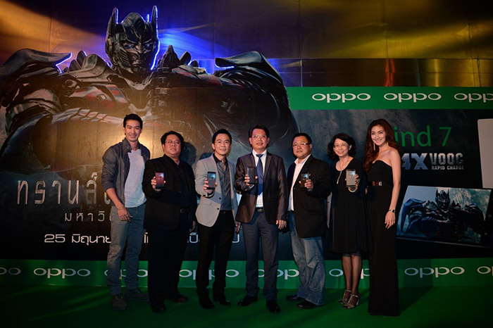 OPPO Find 7 ผนึกกำลัง Transformers 4 ระเบิดความยิ่งใหญ่แห่งปี